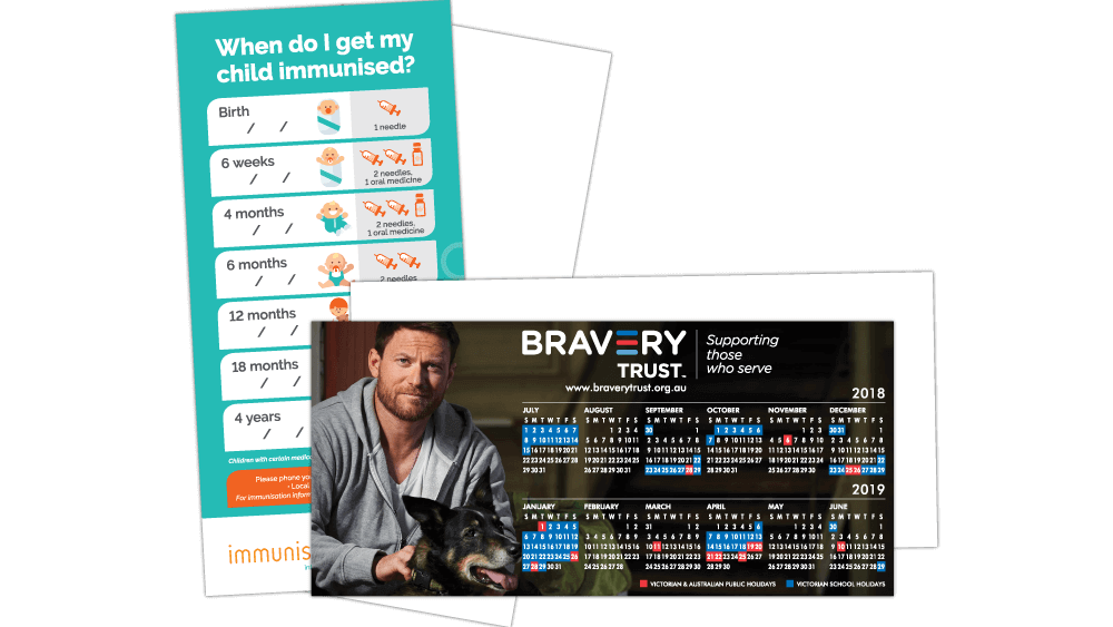 Flyers / Mailer Cards | DL, 170gsm, Single Sided | 99mm x 210mm