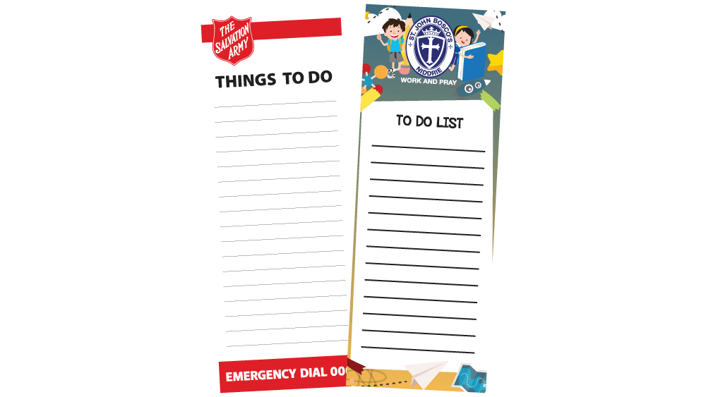 To Do List Magnets, Straight Edged, 72mm x 197mm | Mister Magnets